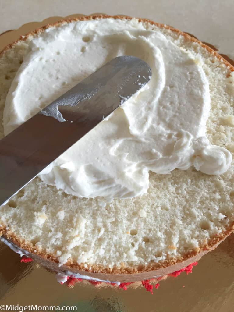 How to Make an American Flag Layer Cake • MidgetMomma