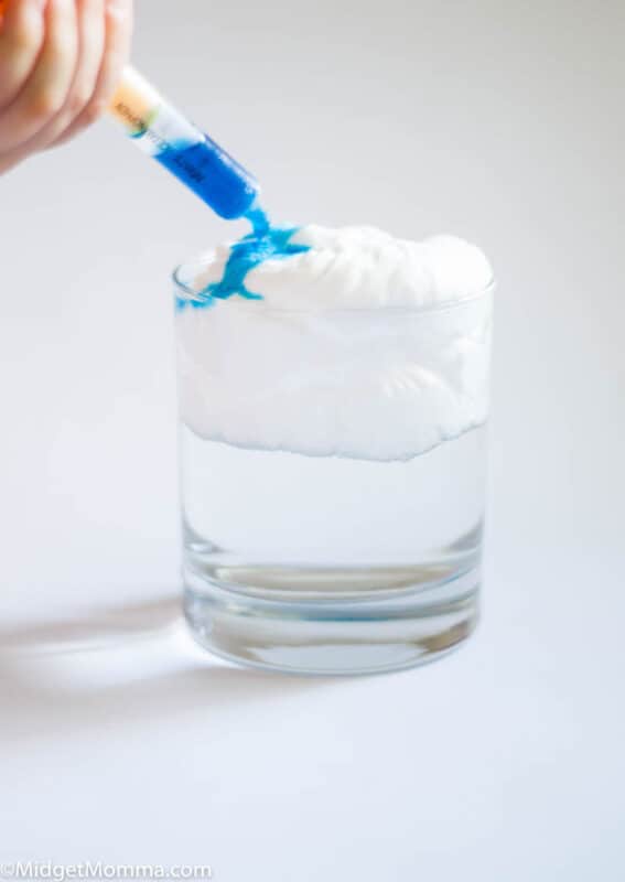 Shaving Cream Rain Cloud Science Experiment (With Printable!)