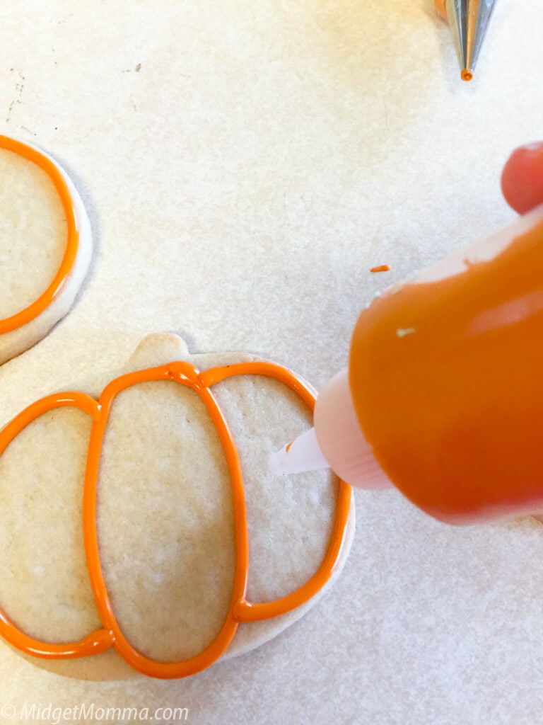 Pumpkin Sugar Cookies with Homemade Royal Icing With homemade Cookies ...