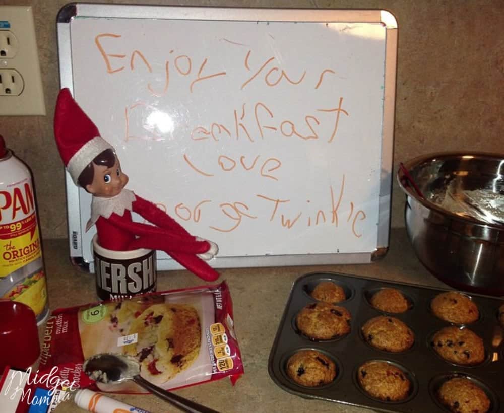 Easy & Fun Elf on the Shelf Kitchen Ideas Kids will love