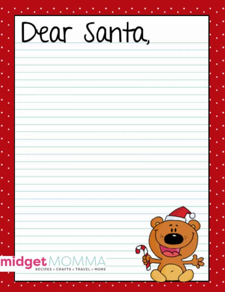 FREE Santa Letter Printables - 5 Designs to pick from! • MidgetMomma
