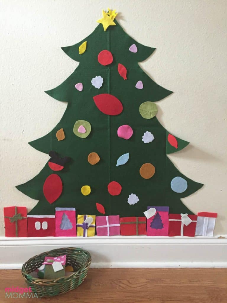 How to Make a DIY Felt Christmas Tree • MidgetMomma