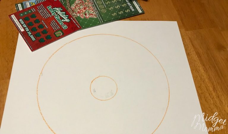 Easy to Make DIY Lottery Ticket Ornament Gift Idea