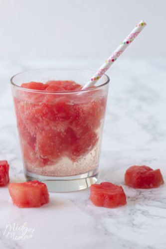 Watermelon Ice Cubes - Perfect for Summer Drinks! • MidgetMomma