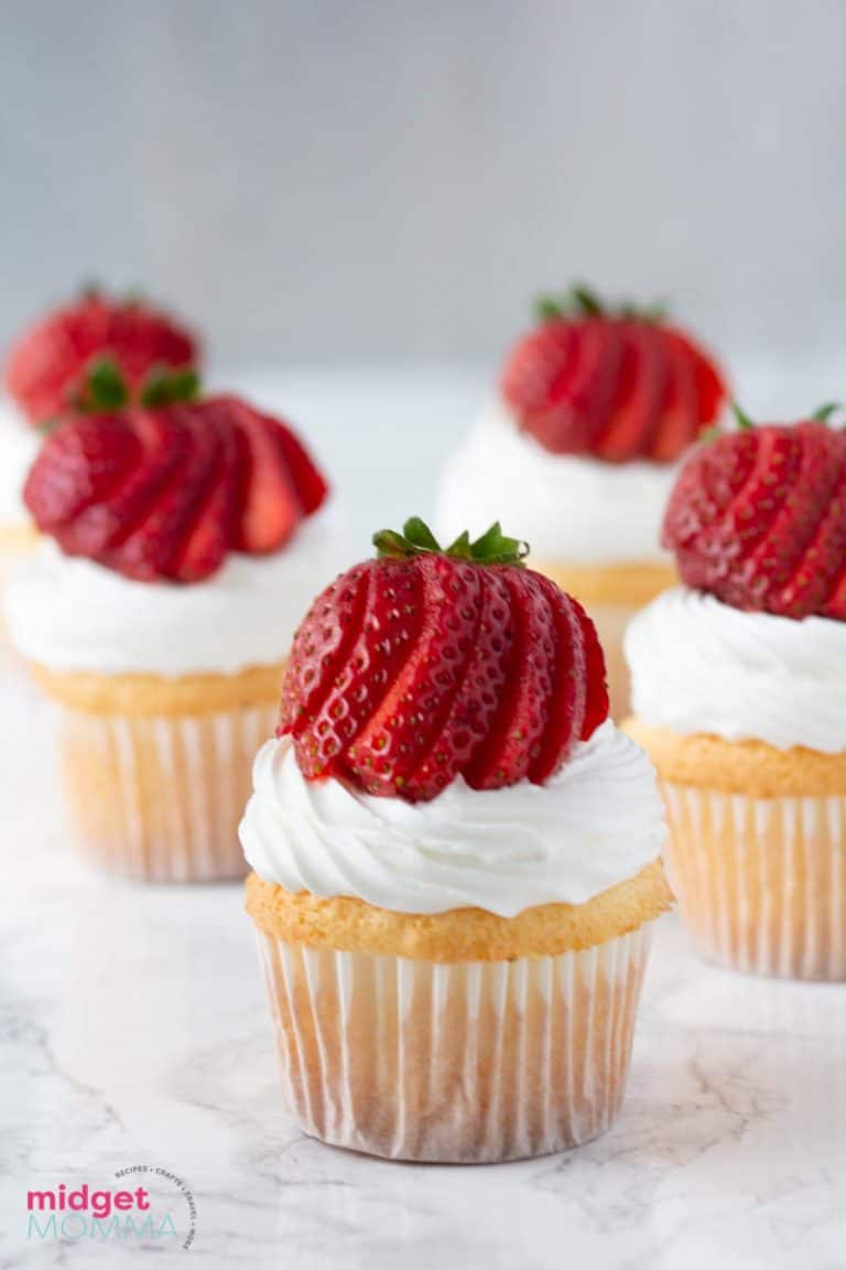 Angel Food Cupcakes • MidgetMomma