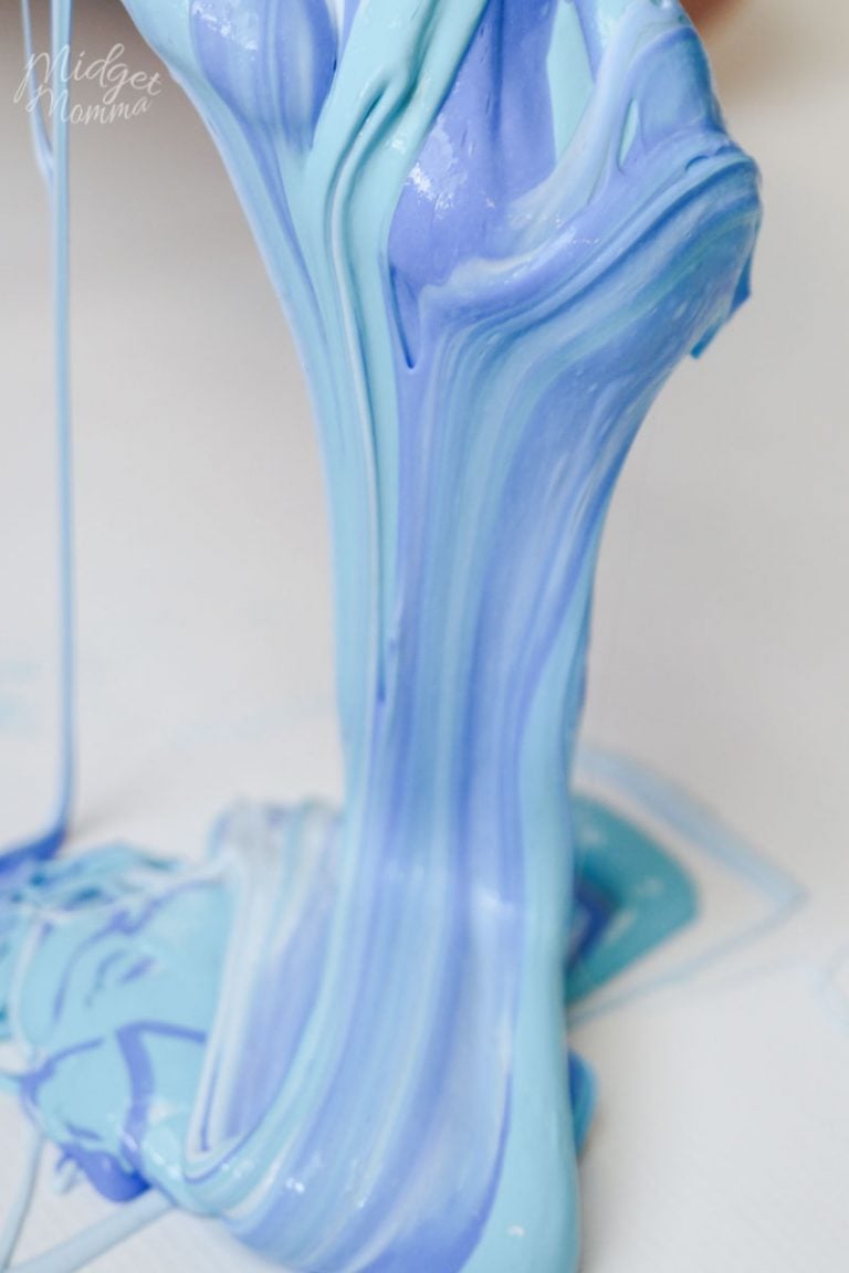 Ocean Slime - How to Make Slime with Saline Solution • MidgetMomma