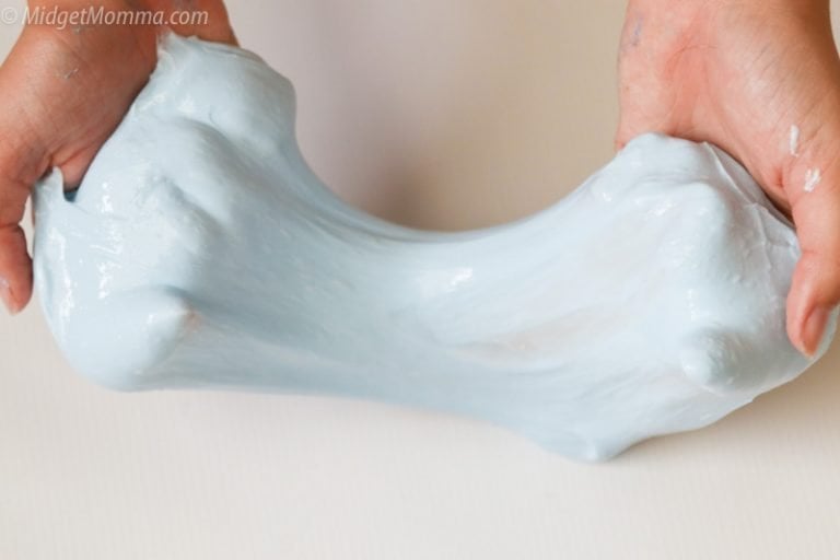 Easy Stretchy Slime with No Borax or Liquid Starch! • MidgetMomma