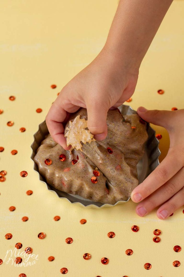 Pumpkin Pie Slime (Easy Slime Recipe) • MidgetMomma