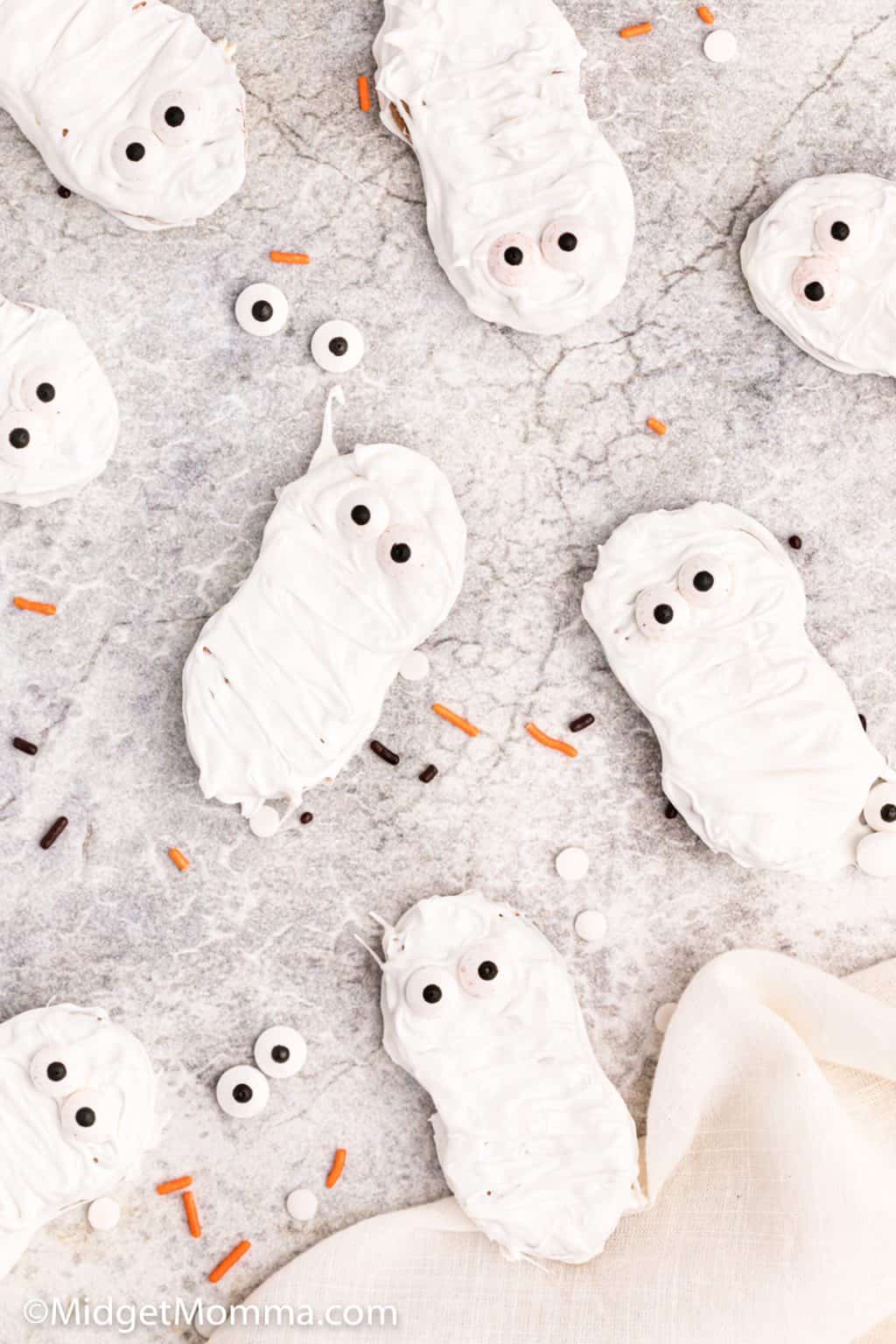 Mummy Nutter Butter Cookies Halloween Treat