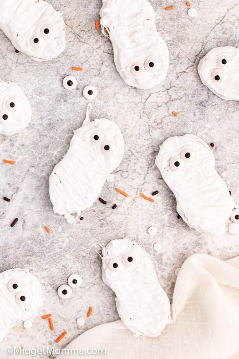Mummy Nutter Butter Cookies Halloween Treat