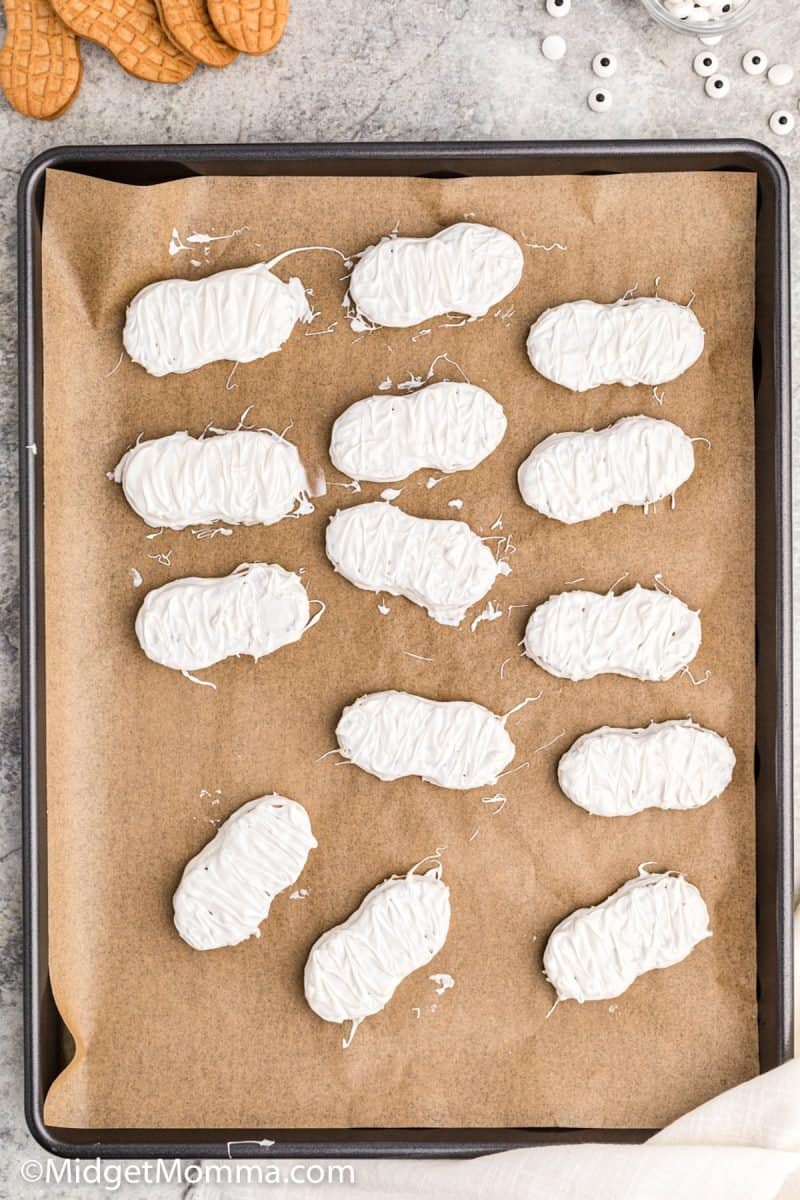 Mummy Nutter Butter Cookies Halloween Treat