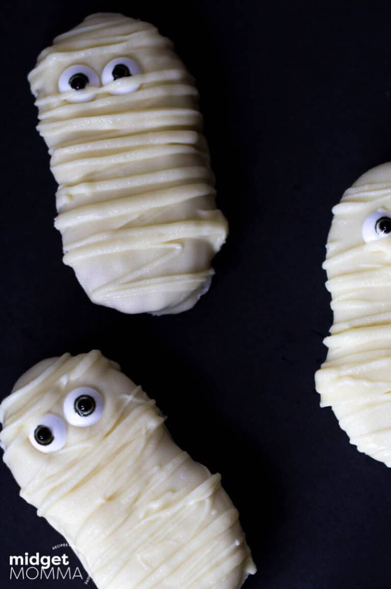 Mummy Nutter Butter Cookies Halloween Treat