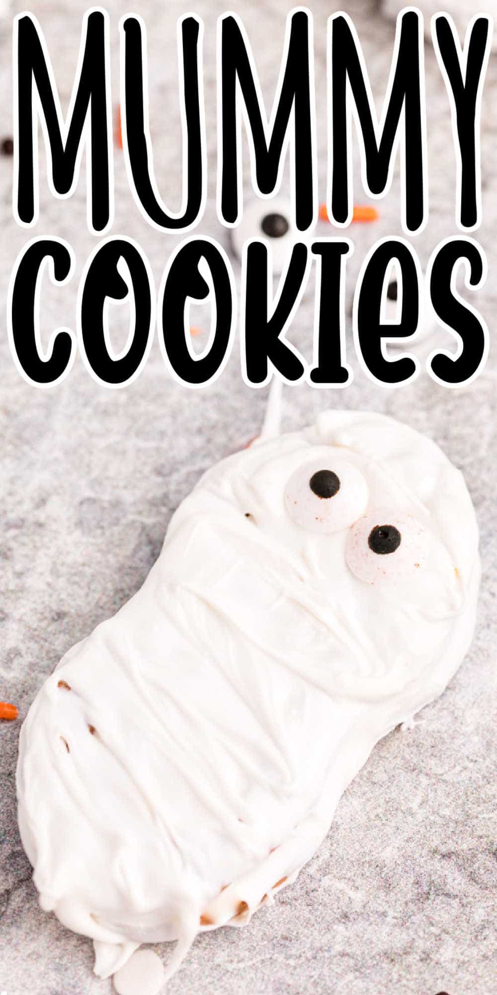 Mummy Nutter Butter Cookies Halloween Treat
