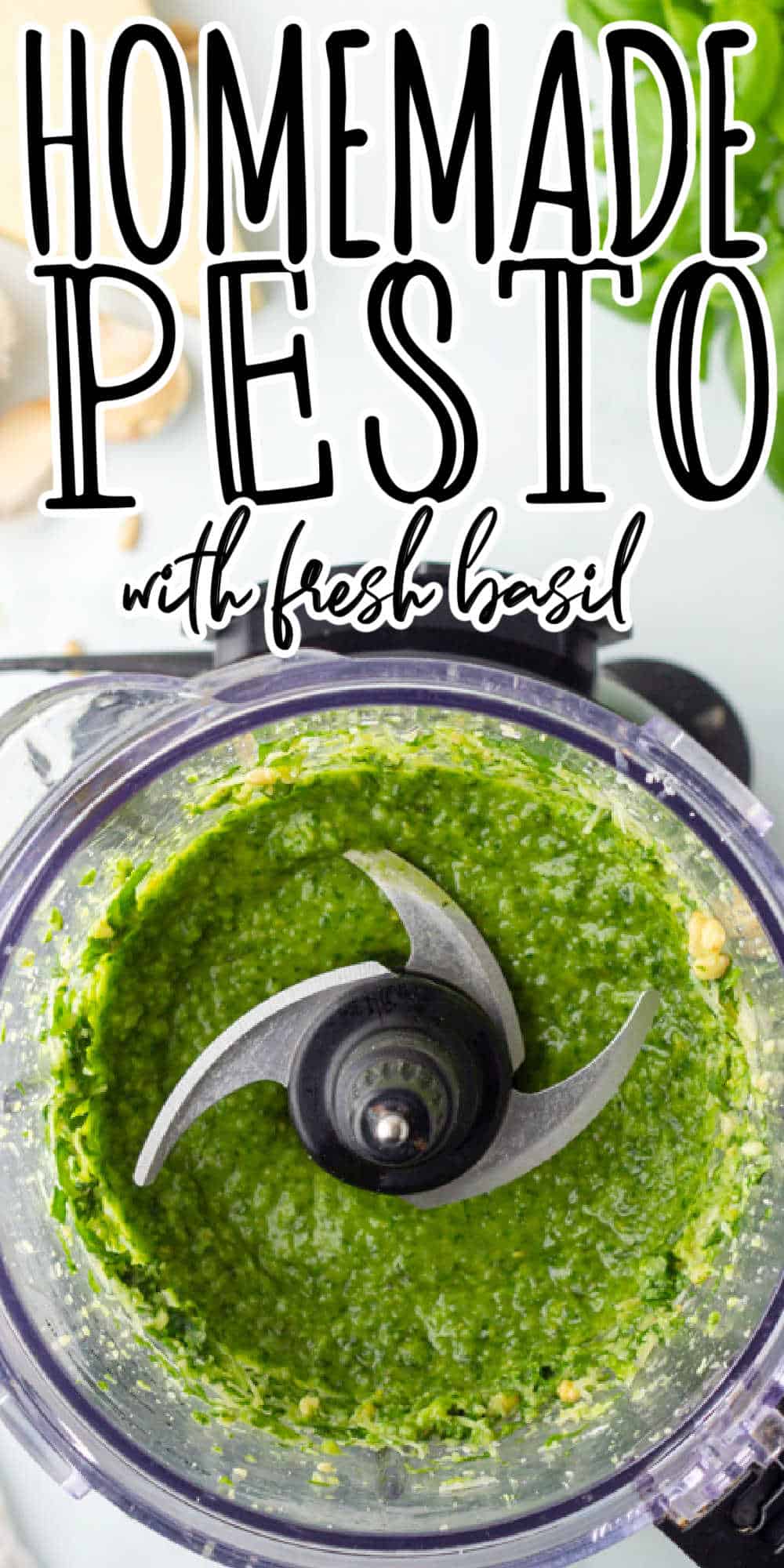 How to Make Pesto (with Fresh Basil and Step by Step Directions)