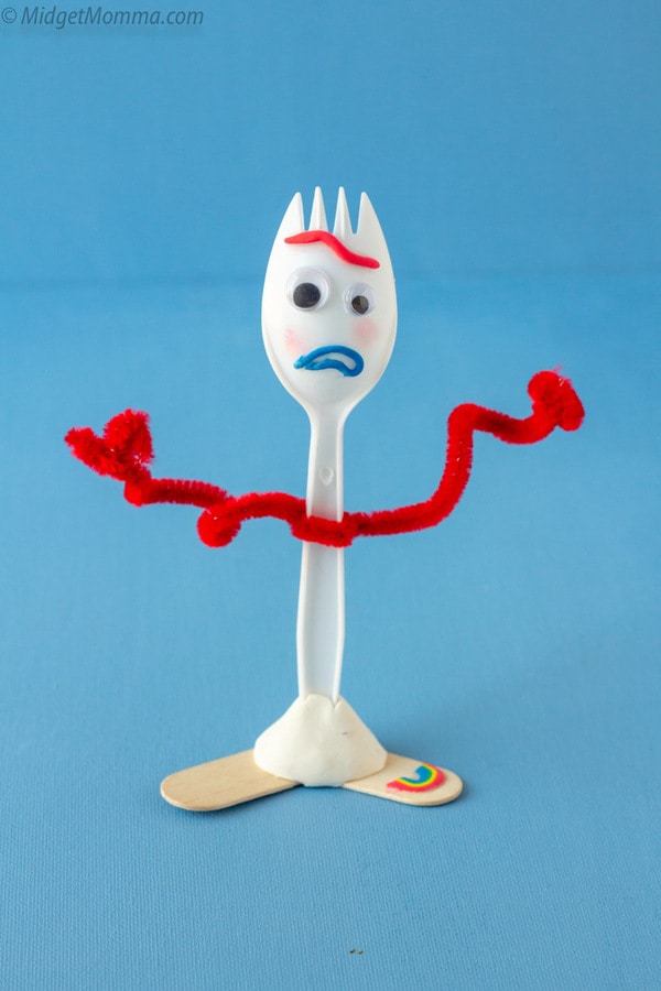 DIY Forky Toy Story 4 Movie Craft How To Make Forky MidgetMomma