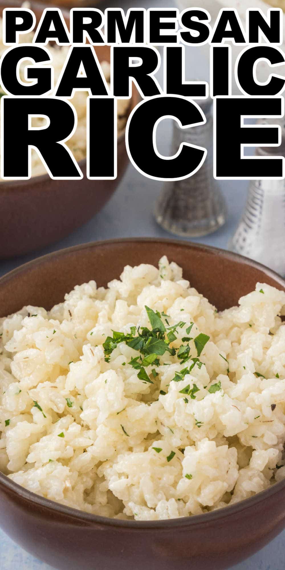 Creamy Garlic Parmesan Rice Recipe • MidgetMomma