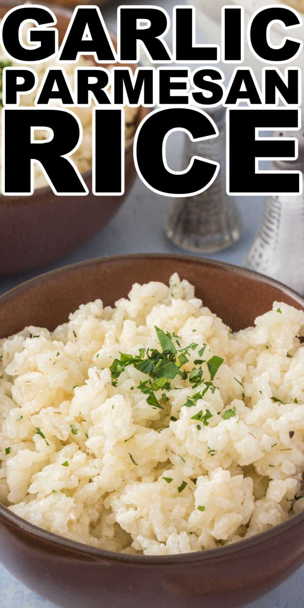 Creamy Garlic Parmesan Rice Recipe • MidgetMomma