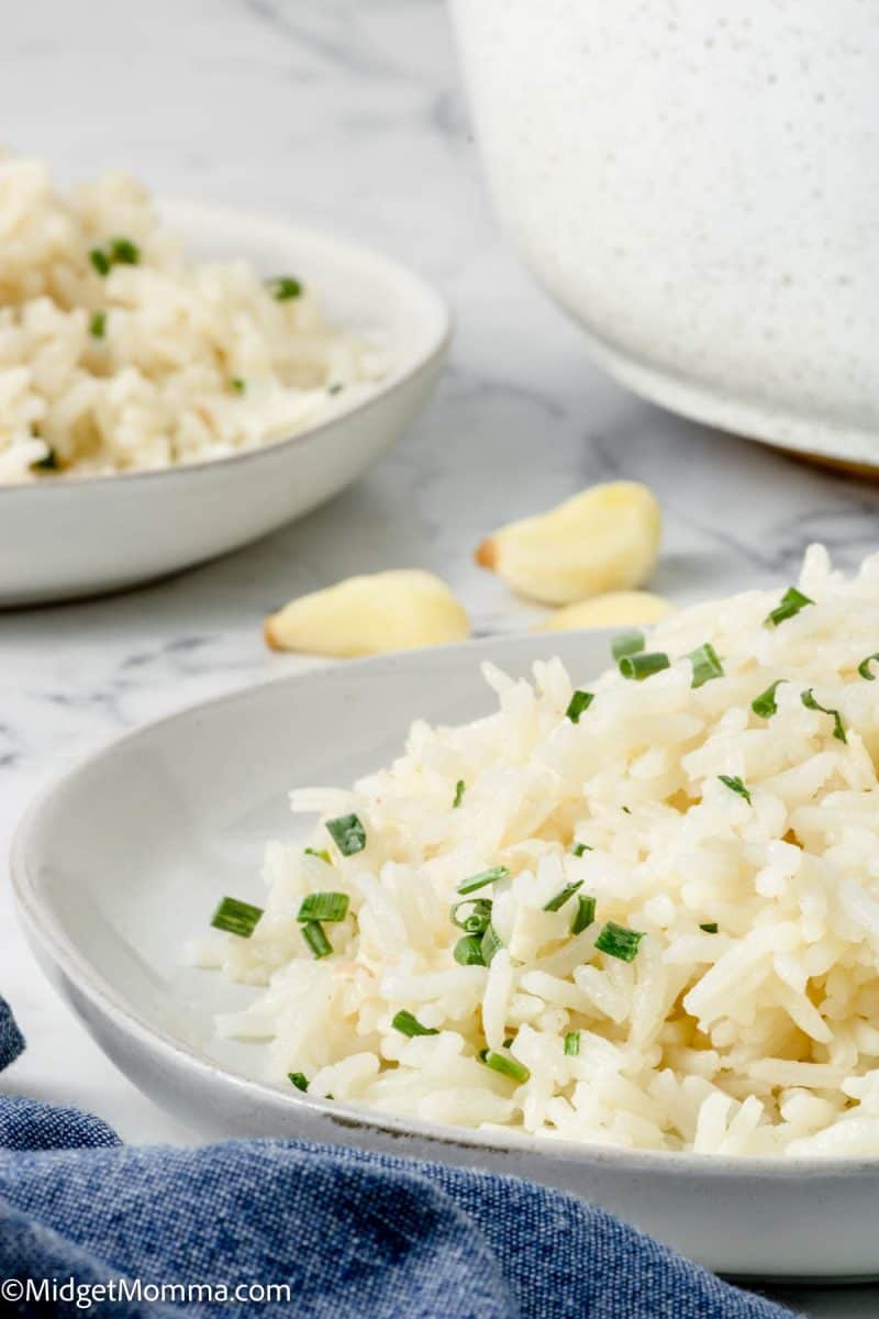 Easy Garlic Butter Rice • MidgetMomma
