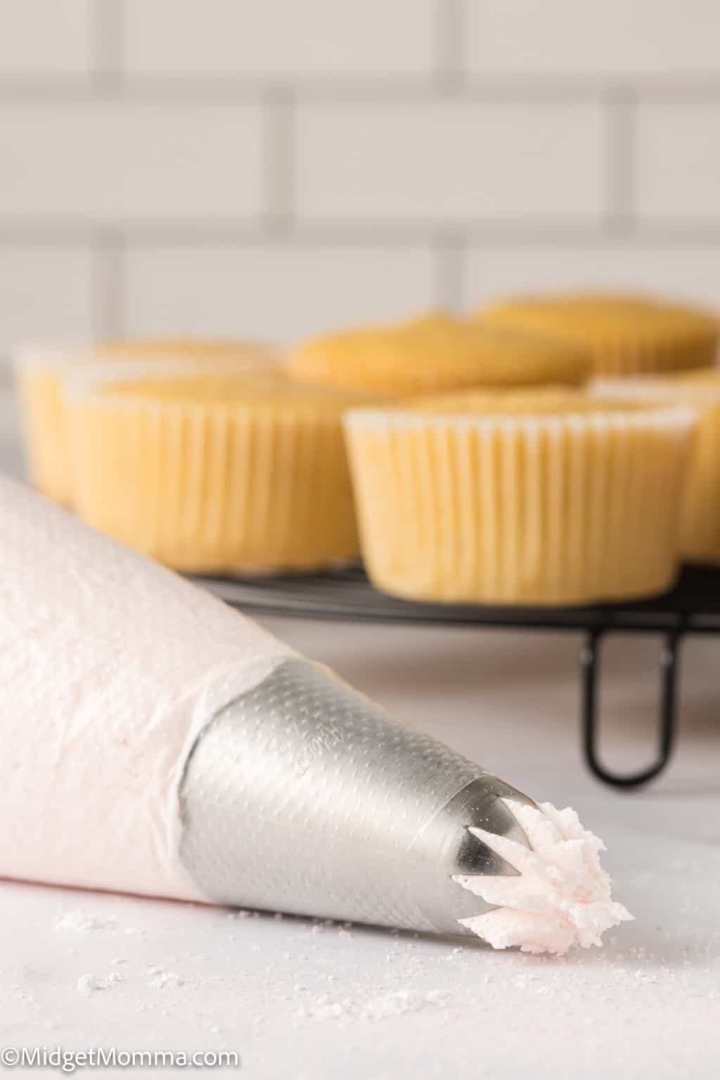 Pink Lemonade Buttercream Frosting Recipe • MidgetMomma