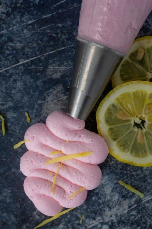 Pink Lemonade Buttercream Frosting • MidgetMomma
