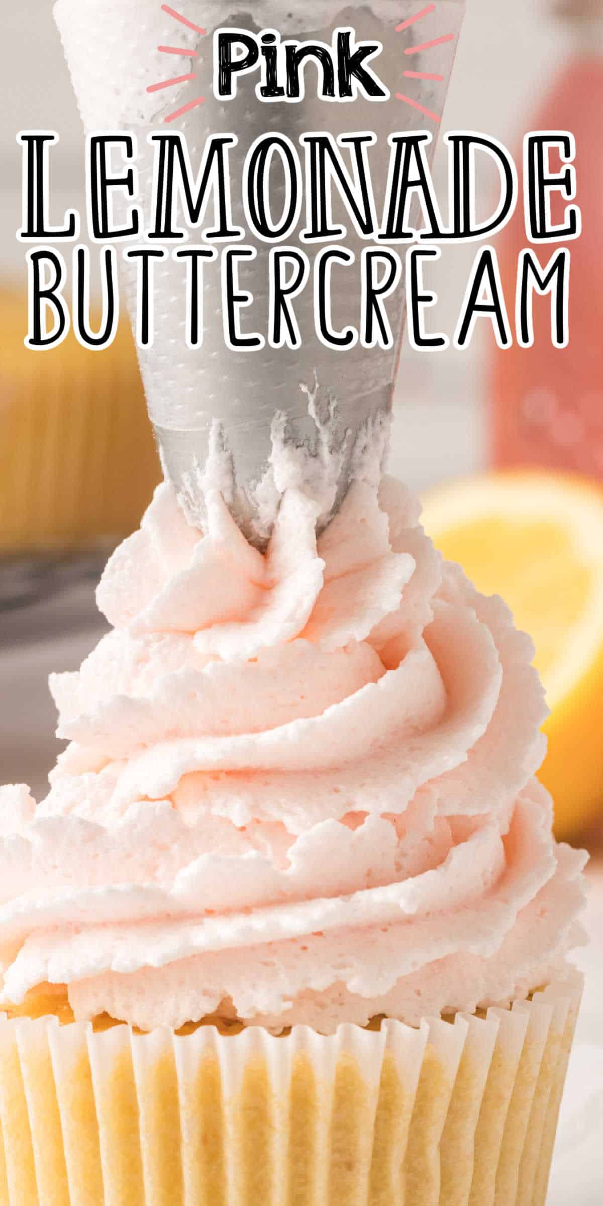 Pink Lemonade Buttercream Frosting Recipe • MidgetMomma