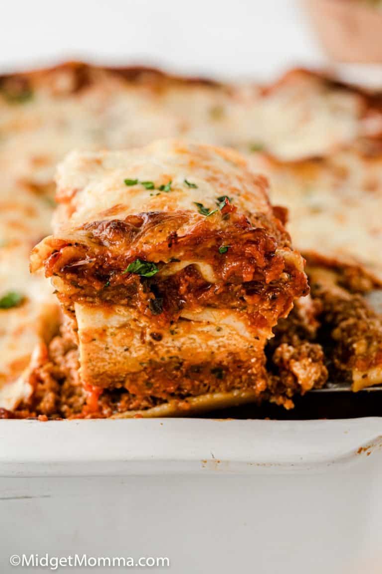 The BEST Homemade Lasagna Recipe • MidgetMomma
