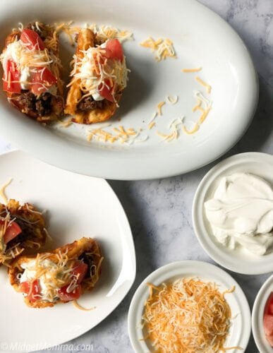 Keto Chaffle Taco Shells Recipe • MidgetMomma