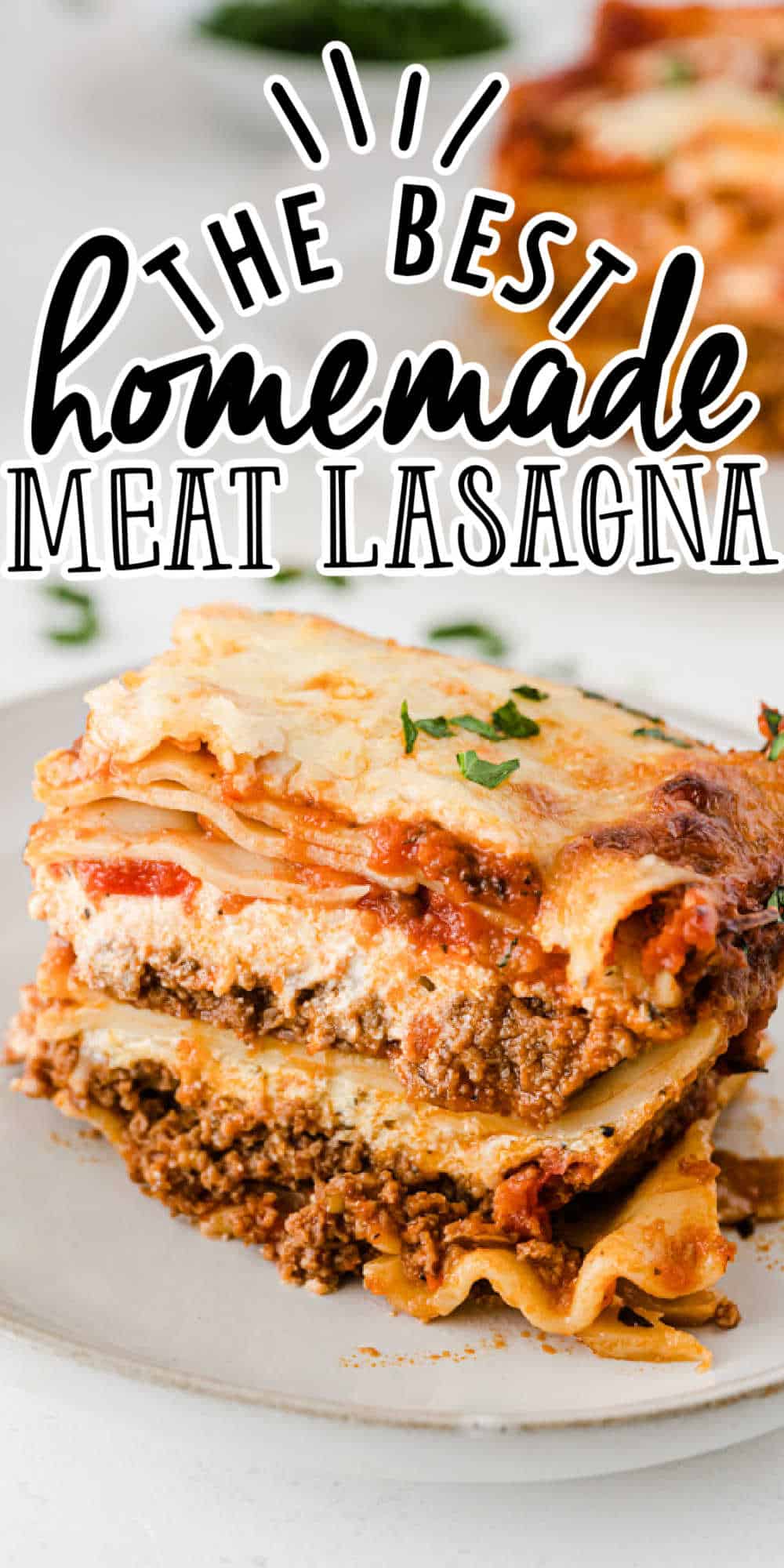 The BEST Homemade Lasagna Recipe • MidgetMomma
