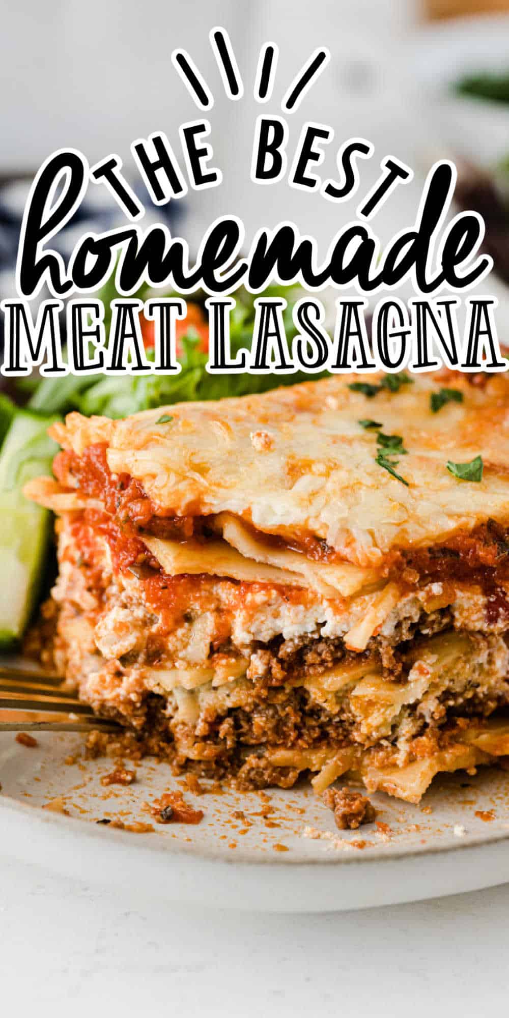 The BEST Homemade Lasagna Recipe • MidgetMomma