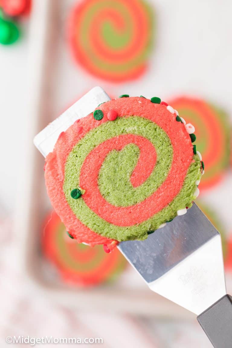 Whoville Cookies (Christmas Pinwheel Cookies) • MidgetMomma