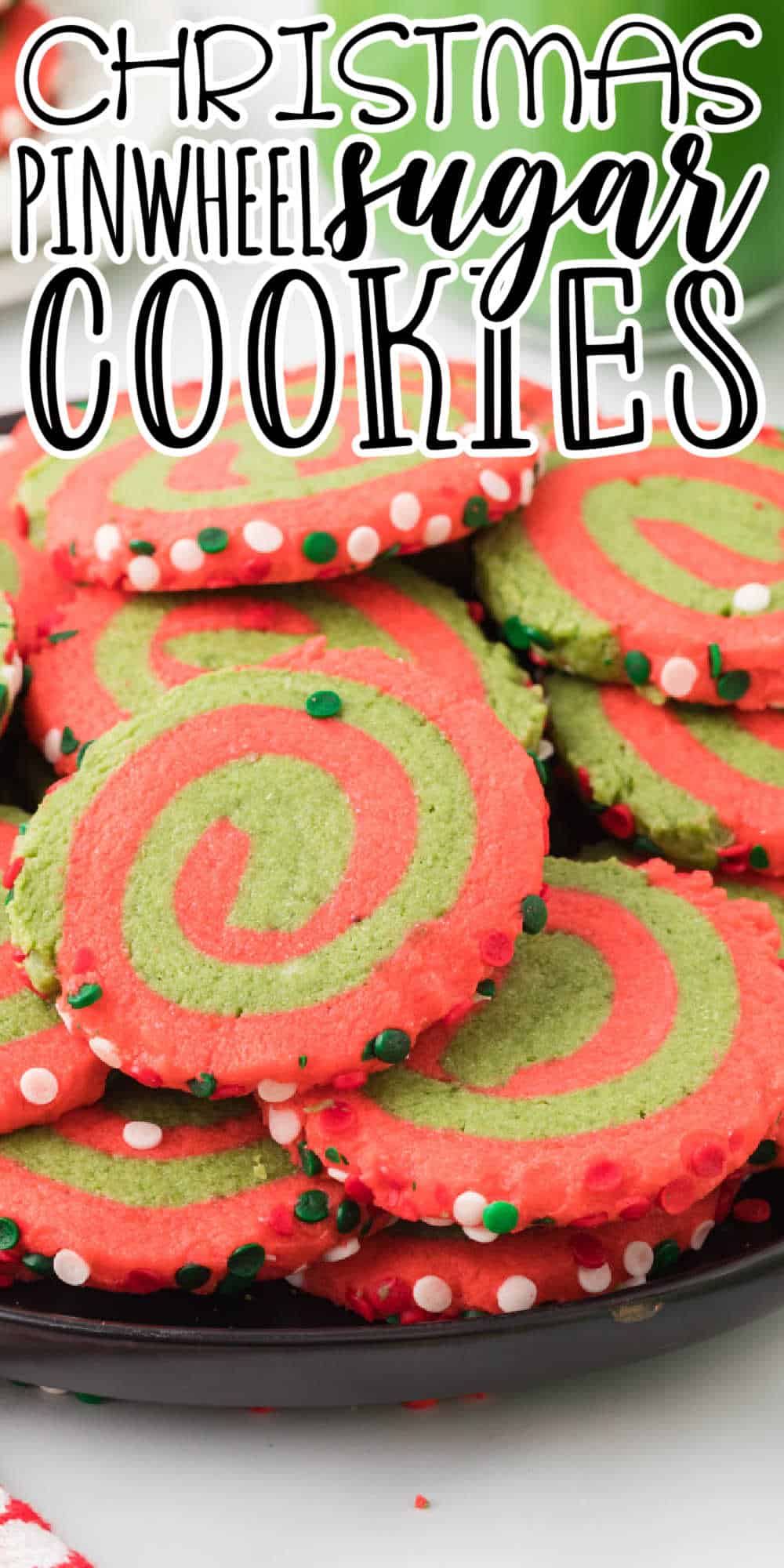 Whoville Cookies (Christmas Pinwheel Cookies) • MidgetMomma