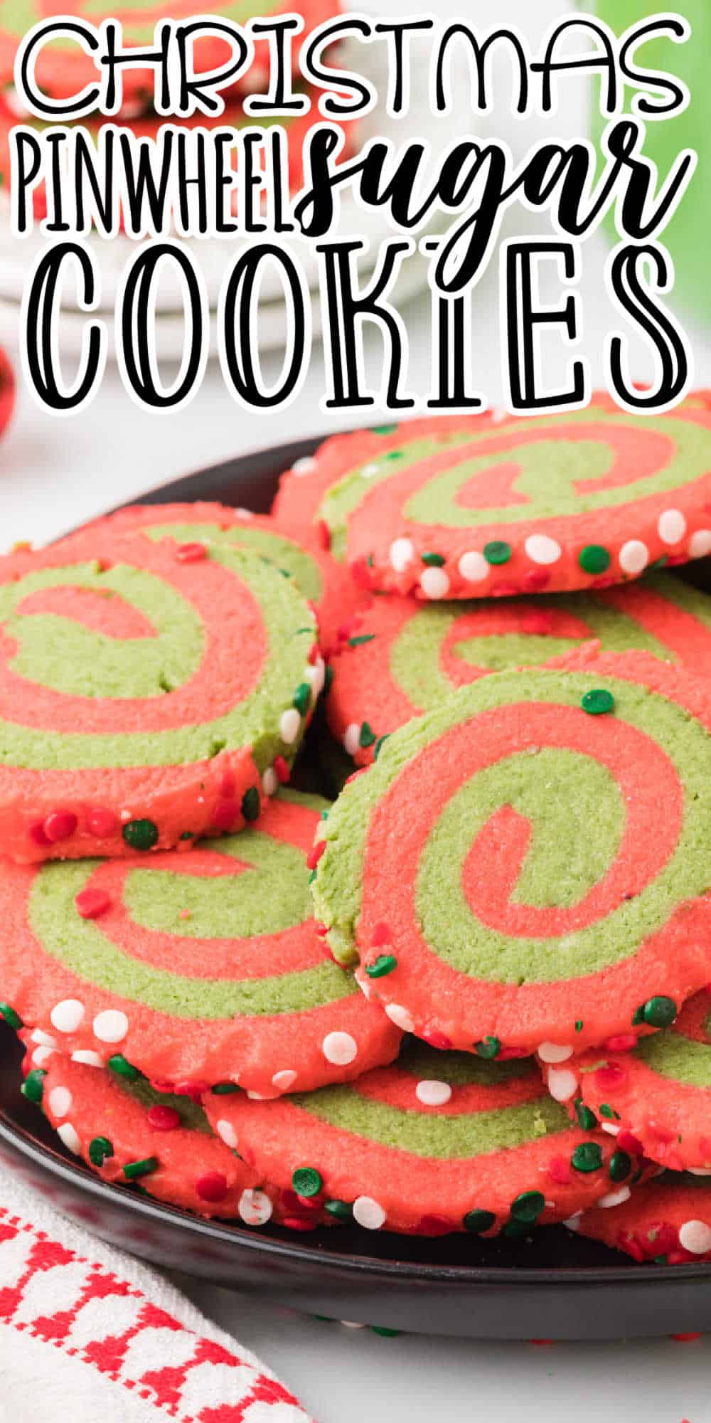 Whoville Cookies (Christmas Pinwheel Cookies) • MidgetMomma