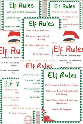 Elf on the Shelf Rules + FREE Printable! • MidgetMomma