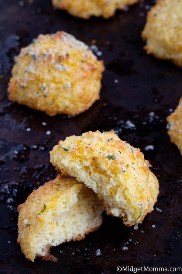 Keto Cheddar Bay Biscuit Recipe • MidgetMomma