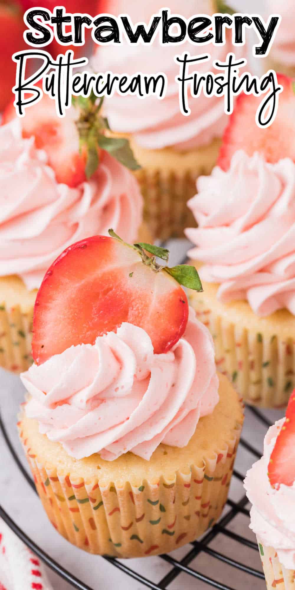 Bakery Style Strawberry Buttercream Frosting Recipe