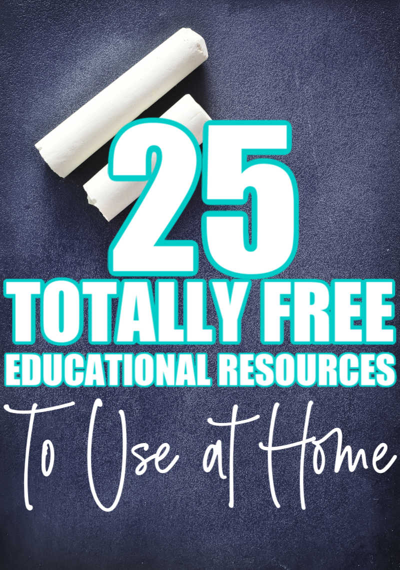 27 Completely Free Educational Resources To Use at Home