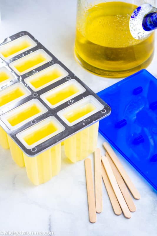 Mango Homemade Pedialyte Freezer Pops • MidgetMomma