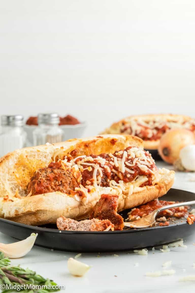 Marinara Meatball Sub with Homemade Meatballs