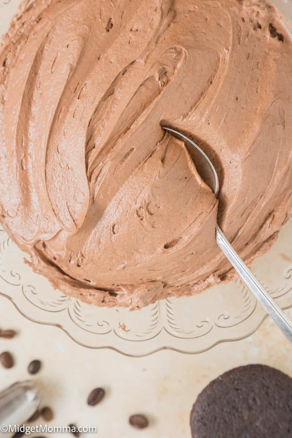 Bakery Style Mocha Buttercream Frosting Recipe • MidgetMomma