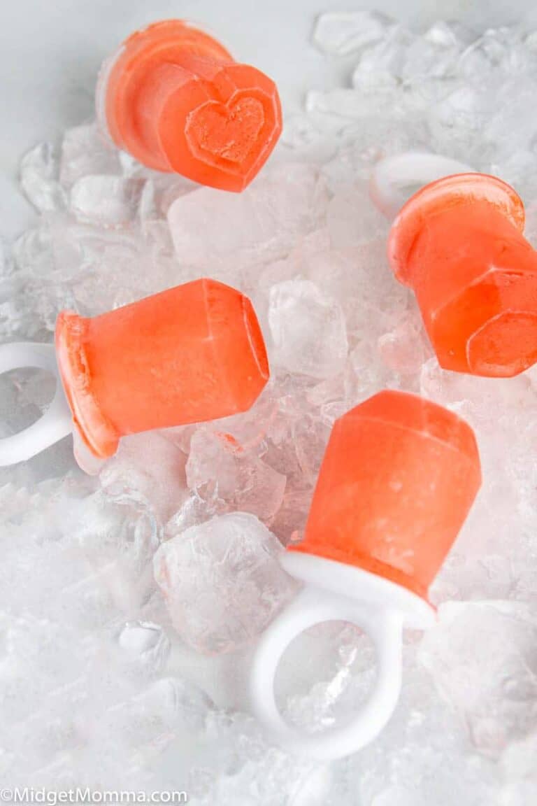 How to Make Raspberry Homemade Pedialyte Pops • MidgetMomma