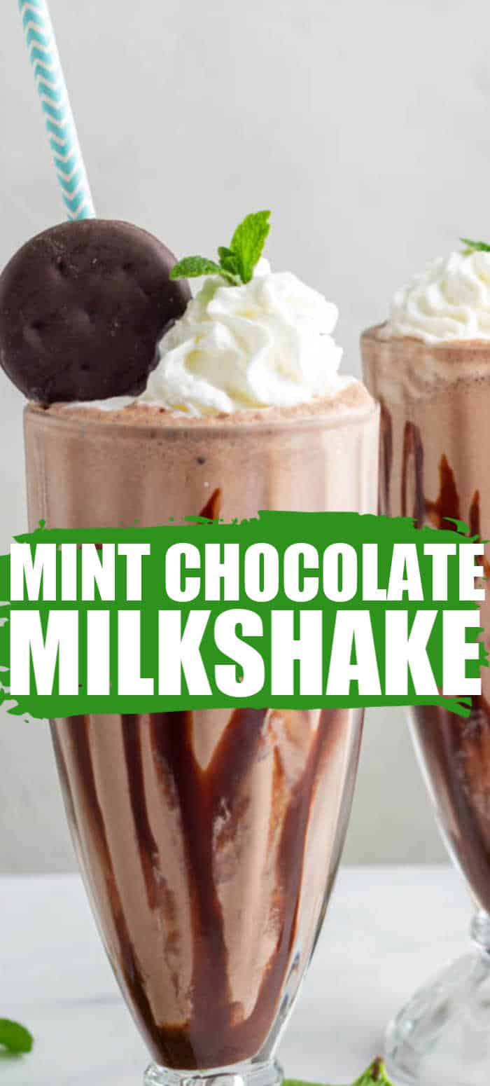 Mint Chocolate Cookie Milkshake • MidgetMomma