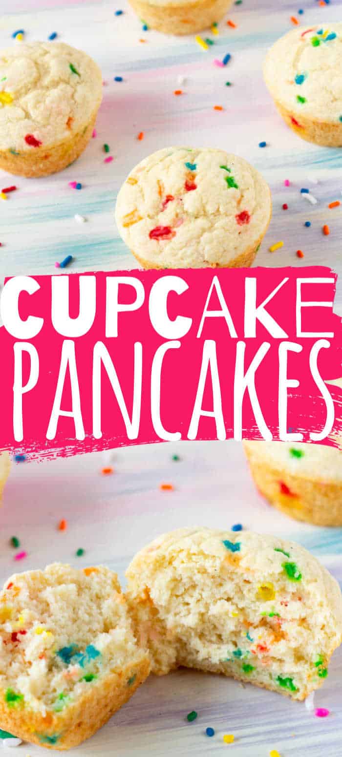 Funfetti Pancake Cupcakes Recipe • MidgetMomma