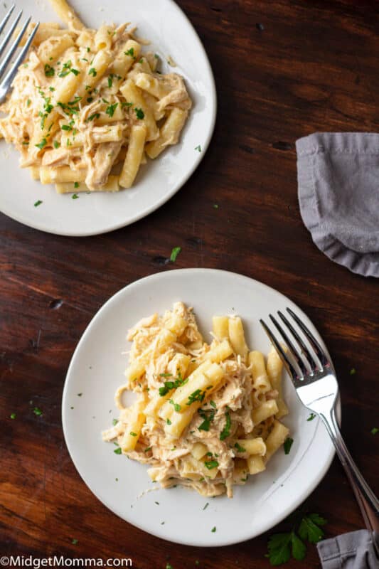 Slow Cooker Creamy Italian Chicken Pasta (Olive Garden Chicken Pasta)