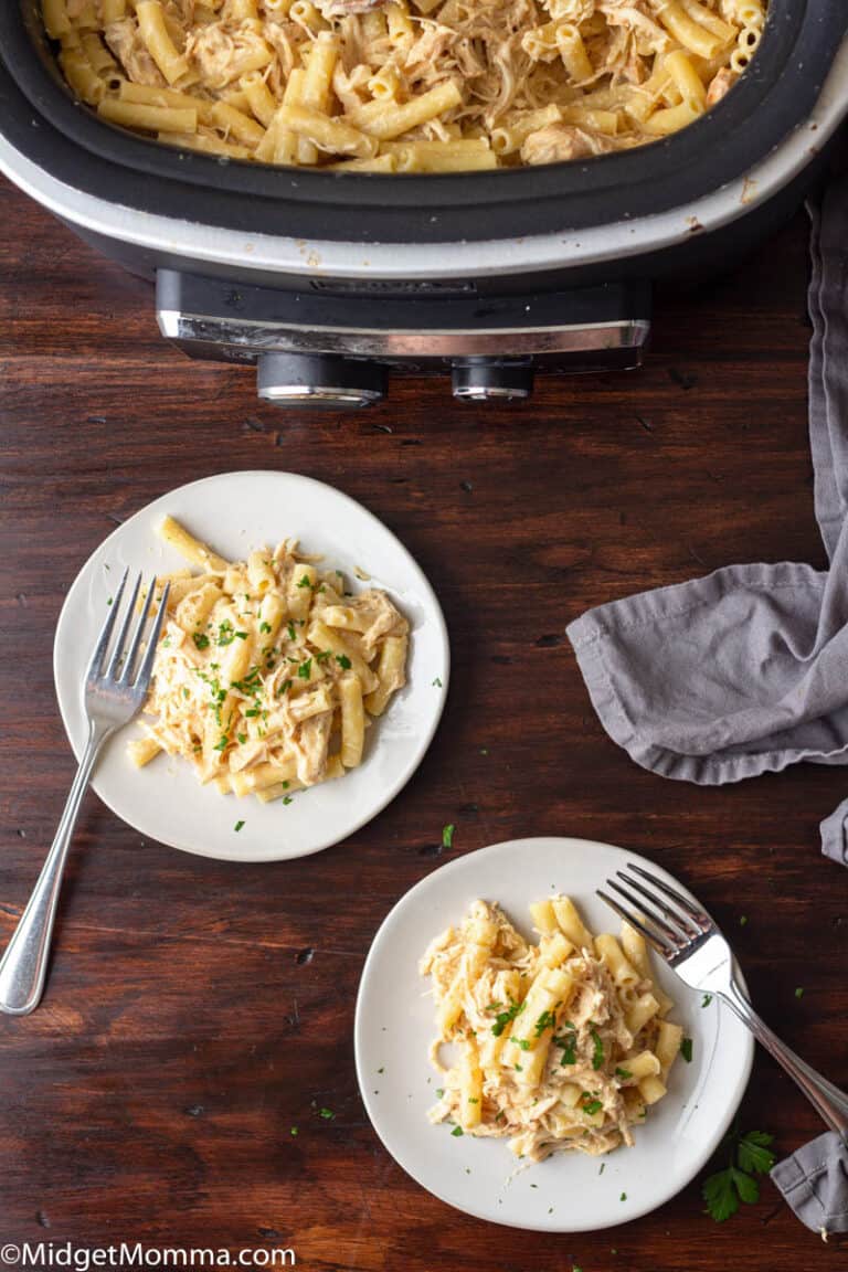 Slow Cooker Creamy Italian Chicken Pasta (Olive Garden Chicken Pasta)
