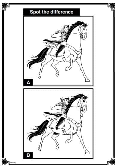 Free Disney Mulan Live-Action Coloring and Activity Booklet • MidgetMomma