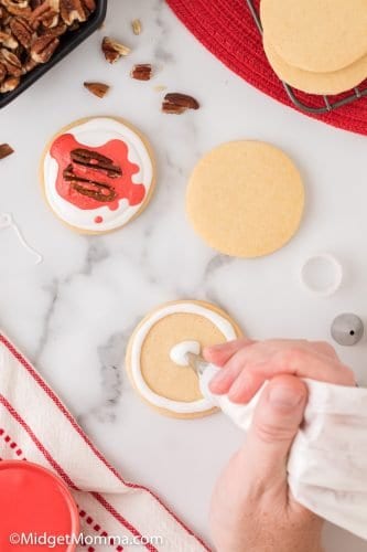 Zombie Brain Halloween Sugar Cookies • MidgetMomma