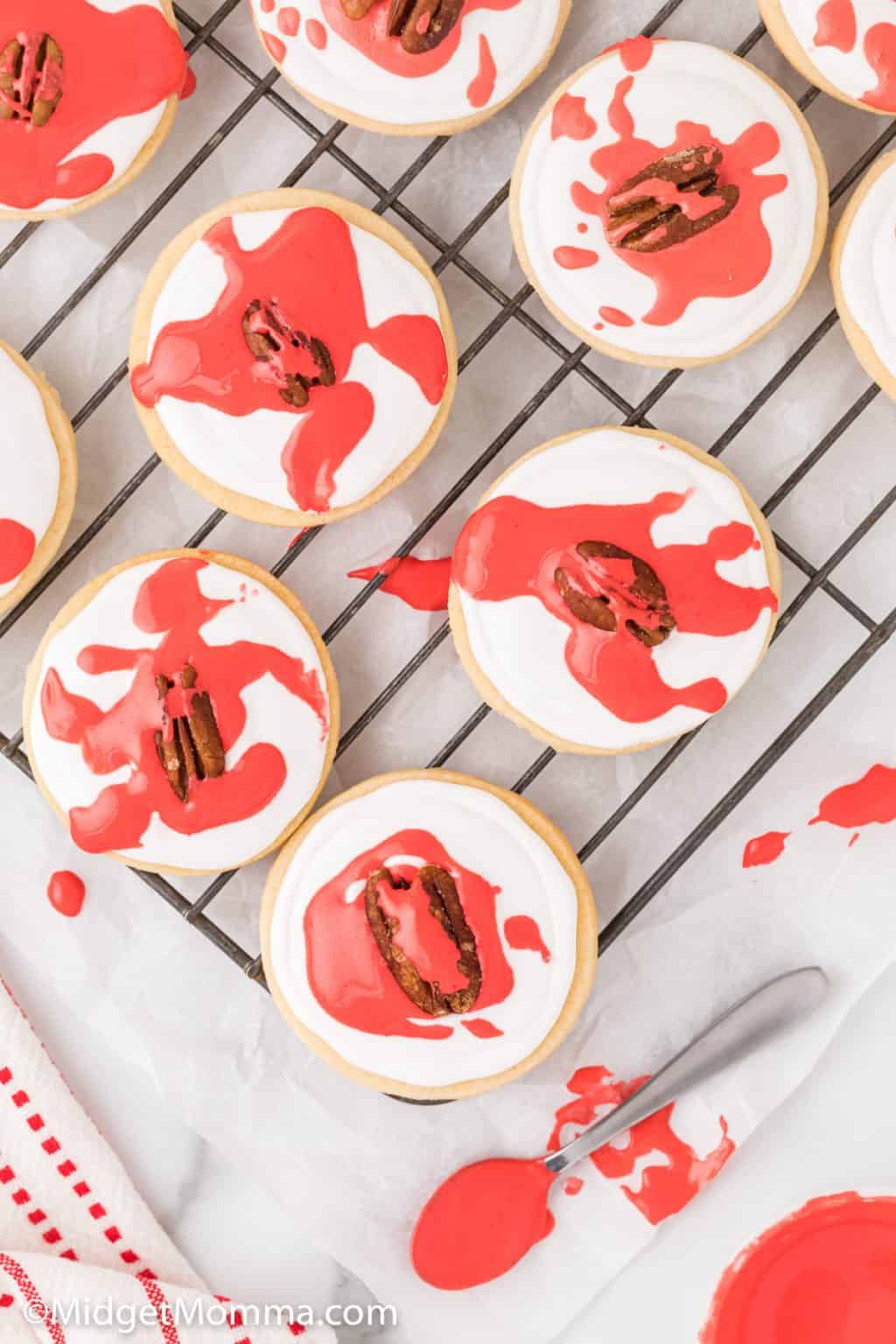 Zombie Brain Halloween Sugar Cookies • MidgetMomma