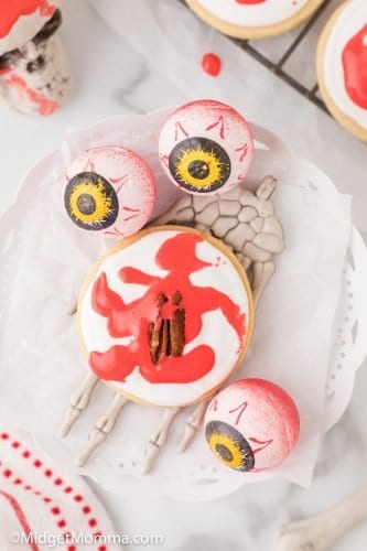 Zombie Brain Halloween Sugar Cookies • MidgetMomma