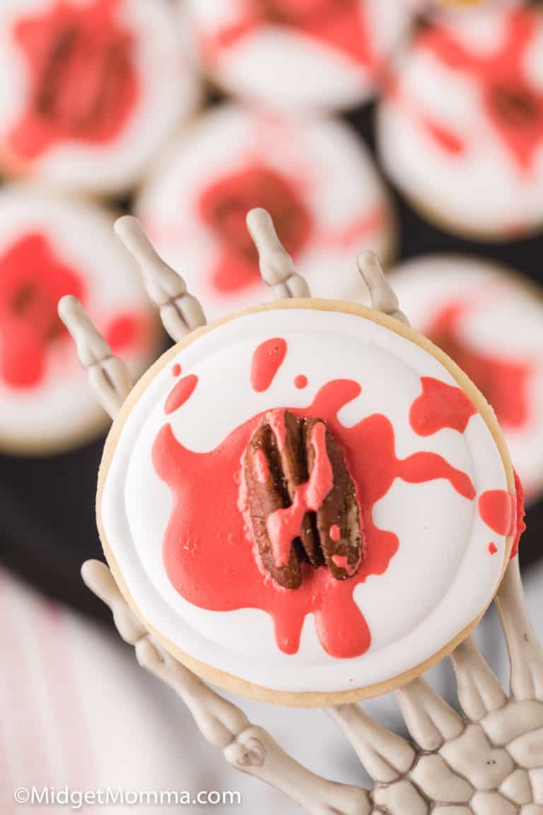 Zombie Brain Halloween Sugar Cookies • MidgetMomma