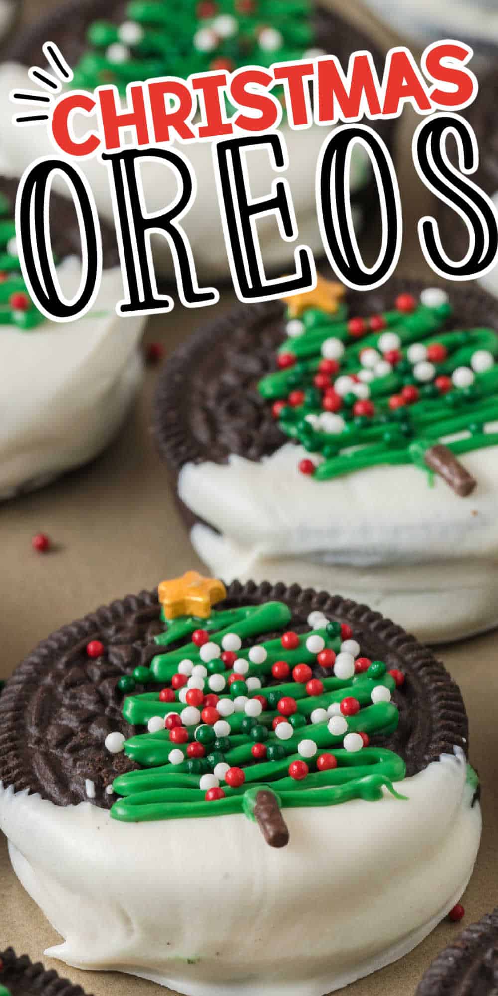 Christmas Tree Oreo Cookies Recipe (Christmas Oreos) • MidgetMomma